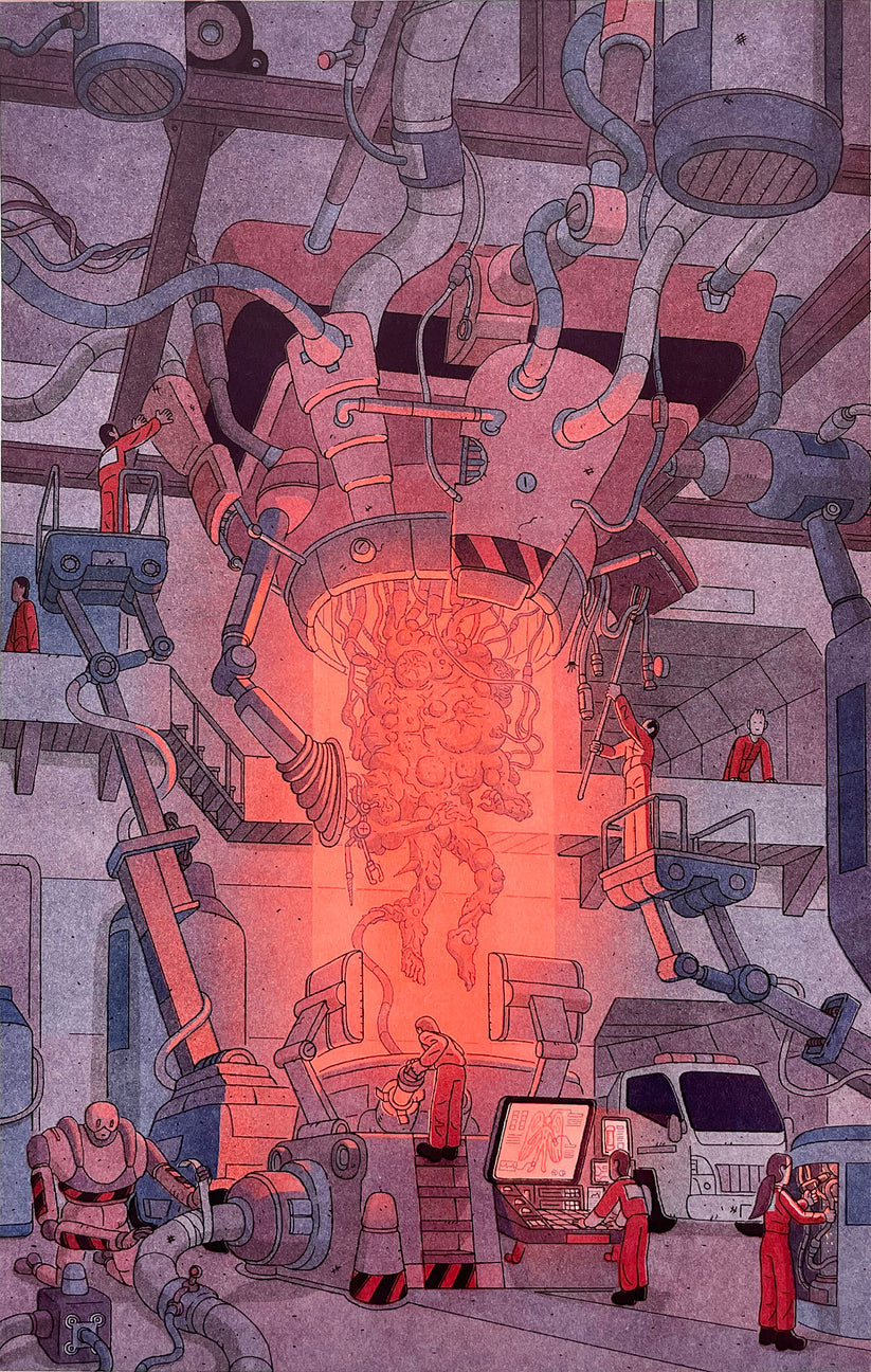 Tim Peacock - Phase 2 Risograph – Nucleus Portland