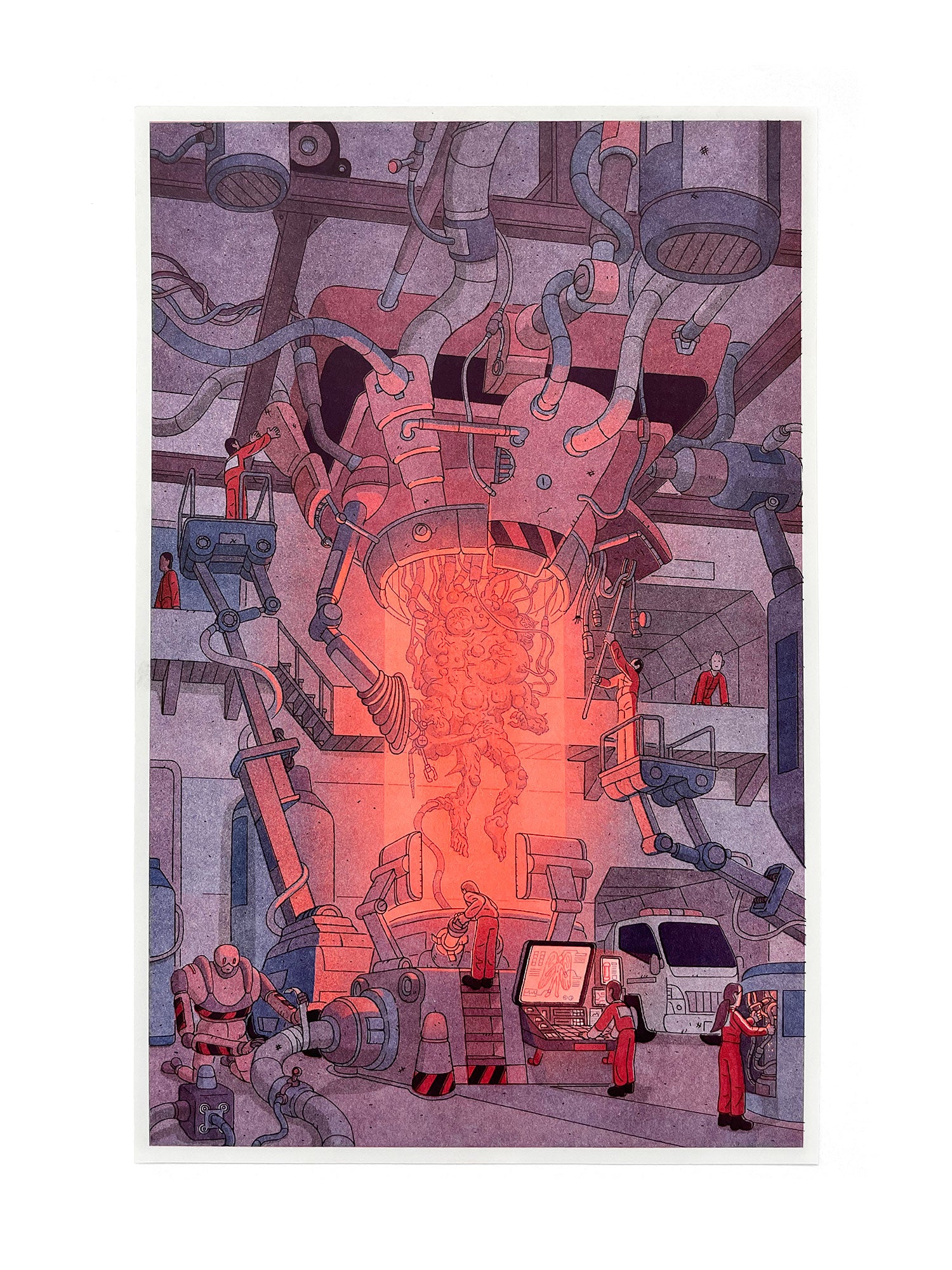 Tim Peacock - Phase 2 Risograph – Nucleus Portland