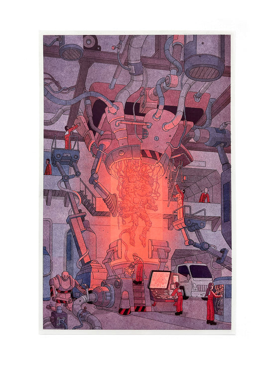 Tim Peacock - Phase 2 Risograph – Nucleus Portland